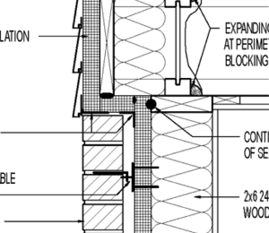 Wall section // brick veneer / 1 1/2" rigid insulation ...