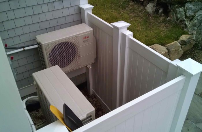 Proper installation of 2 adjacent outdoor mini-split units ...