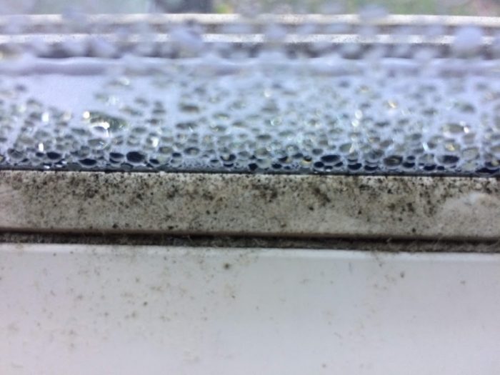 Replacing window fin-pile seals to reduce condensation ...