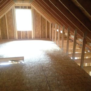 Insulating new cabin build at the attic roof line & attic floor ...