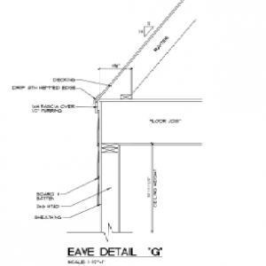 Water protection: Contemporary design with no overhangs ...
