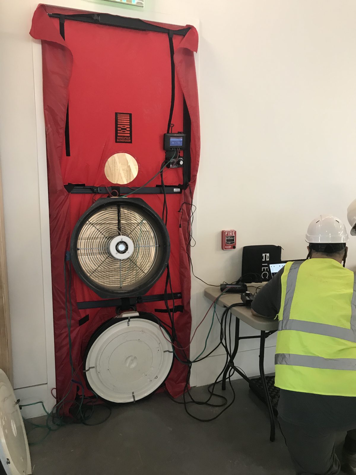 Blower Door Testing a Living Building - GreenBuildingAdvisor