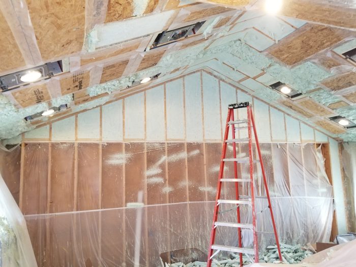 Attic and duct encapsulation with closed-cell SPF insulation ...