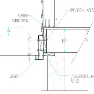 Location of Deck Ledger Bolts - GreenBuildingAdvisor