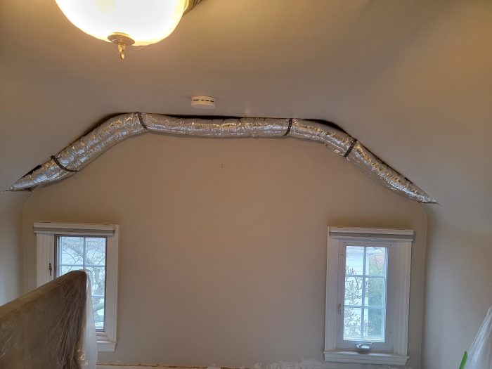 Concealing Ductwork on Sloped Ceiling - GreenBuildingAdvisor