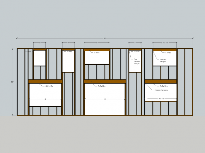 Calculating headers in a tall balloon frame wall - GreenBuildingAdvisor