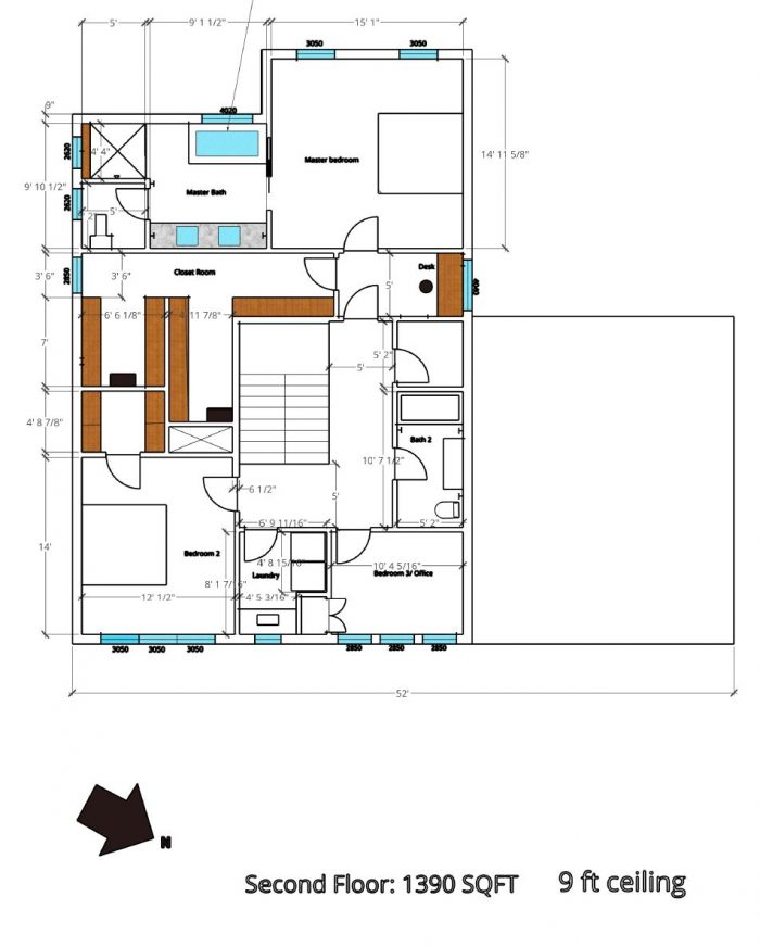 Floor plan house in Zone 4A. Looking for feedbacks! - GreenBuildingAdvisor