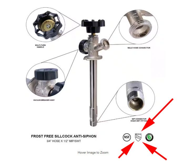 potable water frost-free sillcocks - GreenBuildingAdvisor