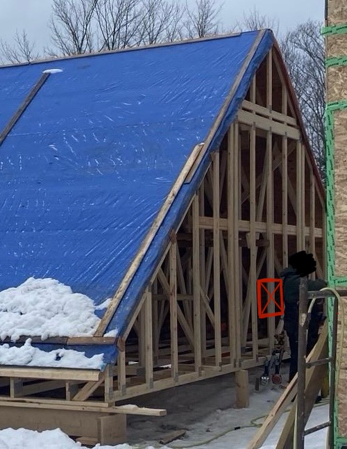 Attic ventilation connected to rain screen *with no overhang roof ...