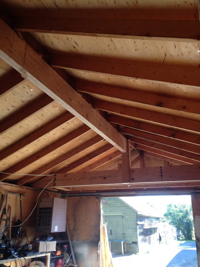 Energy Efficient Roof for a Low Profile Garage with a Lift ...