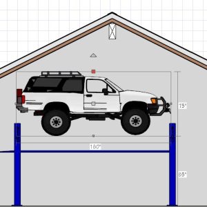 Energy Efficient Roof for a Low Profile Garage with a Lift ...