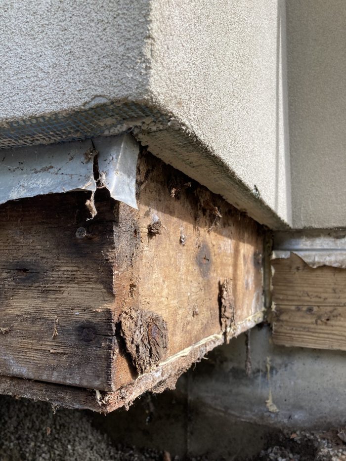 Base overhang water infiltration, how to flash? - GreenBuildingAdvisor