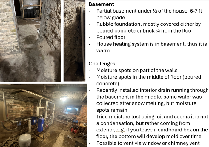 Waterproofing and insulating? rubble foundation from exterior ...