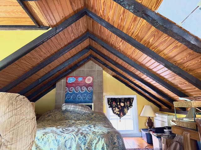 Best solution to insulate an unvented A-frame ceiling in a finished ...