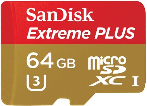 MICROSDXC 64GB 100MB/s (U3) MEMORY CARD
