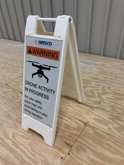 UAS FOLDING A-FRAME SIGN