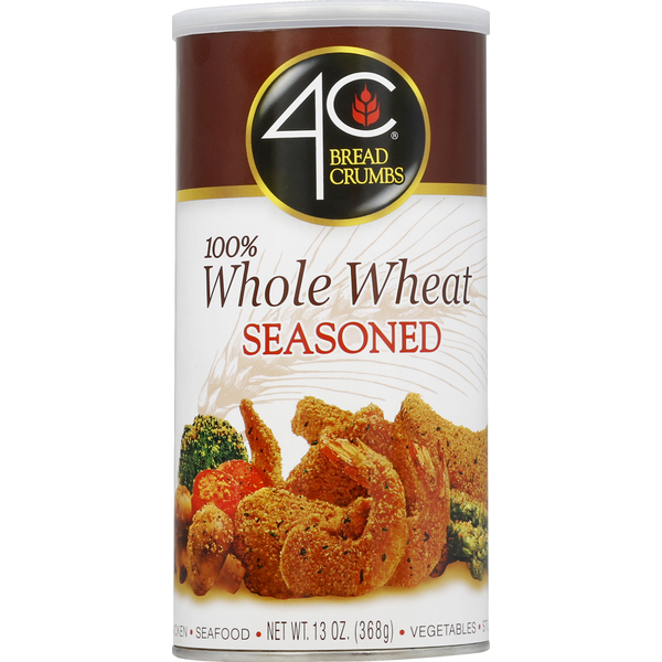 Seasoned With Pecorino Romano Cheese 100% Whole Wheat Bread Crumbs