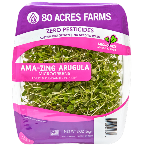 80 Acres Farms Ama-zing Arugula Microgreens