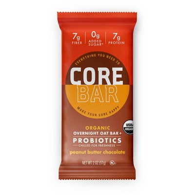 Core Organic Refrigerated Oat Bar Peanut Butter Chocolate