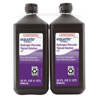 Equate 3% Hydrogen Peroxide 4 Pack