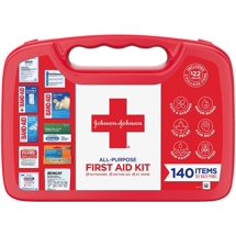 Johnson & Johnson First Aid Kit 140 Piece