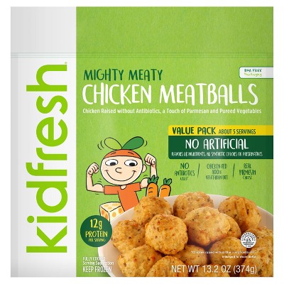 Kidfresh Mighty Meaty Frozen Chicken Meatballs