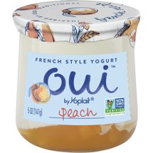 Oui By Yoplait French Style Peach Yogurt