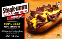 Steak-umm All Natural 100% Beef Angus Sandwich Steaks