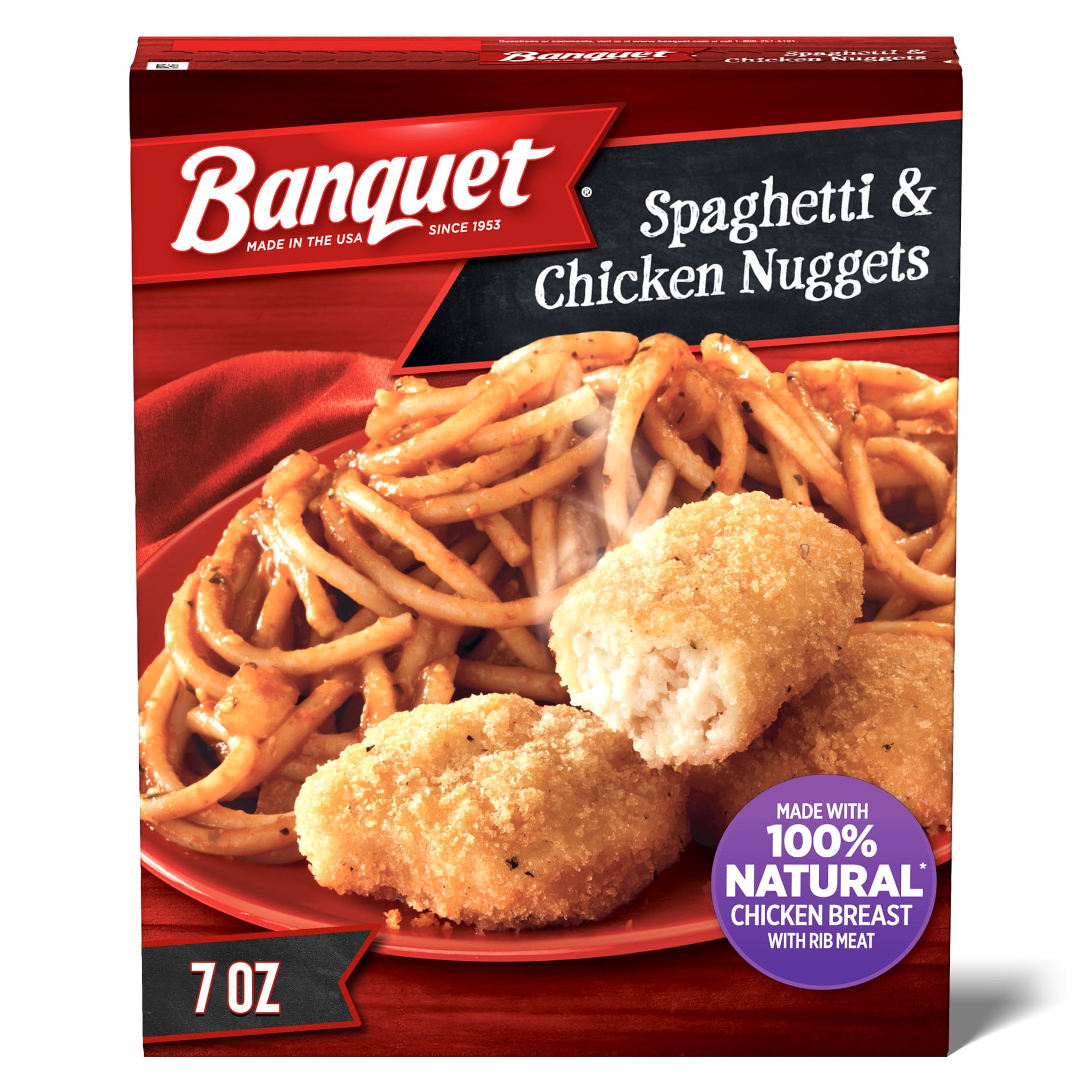 Banquet Spaghetti & Chicken Nuggets