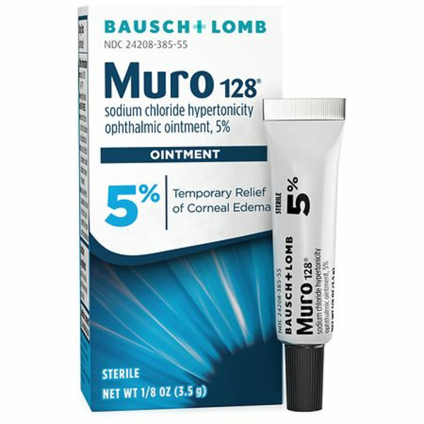 Basuch & Lomb Muro 128 5% Sodium Chloride Ophthalmic Ointment