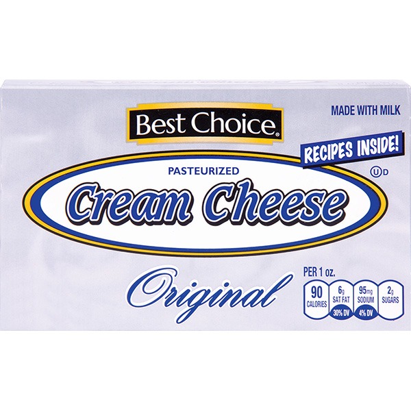 Original Pasteurized Cream Cheese Made With Milk