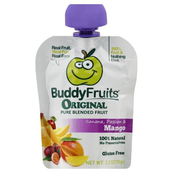 Buddy Fruits Buddy Fruits Pure Blended Fruit Mango Passion & Banana