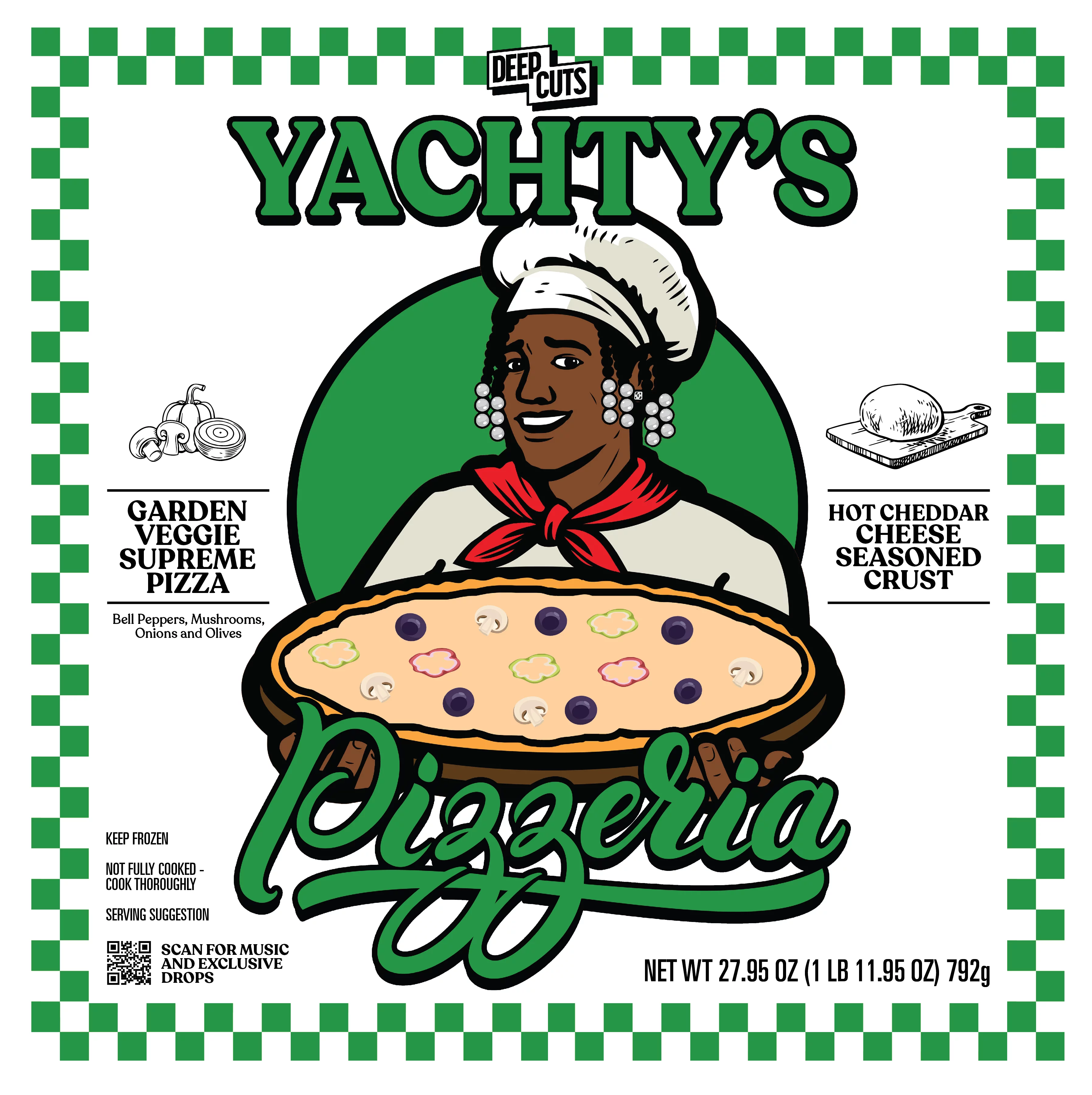 Deep Cuts - Lil Yachty Garden Veggie Supreme, Seasoned Rising Crust Pizza