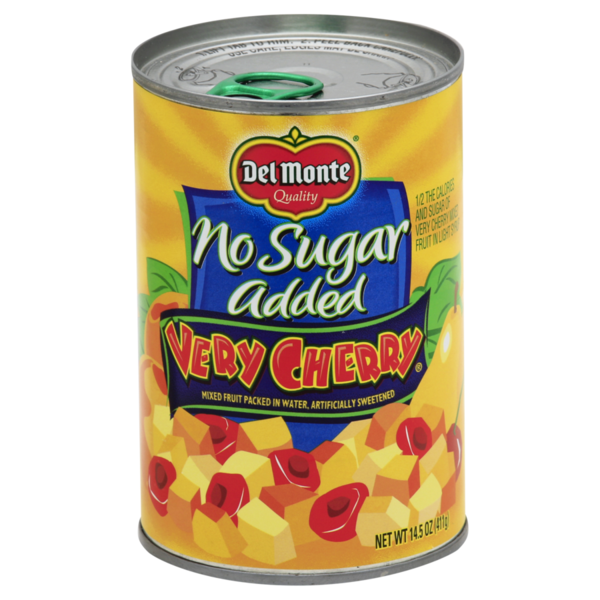 Del Monte No Sugar Added Very Cherry Mixed Fruit Packed In Water