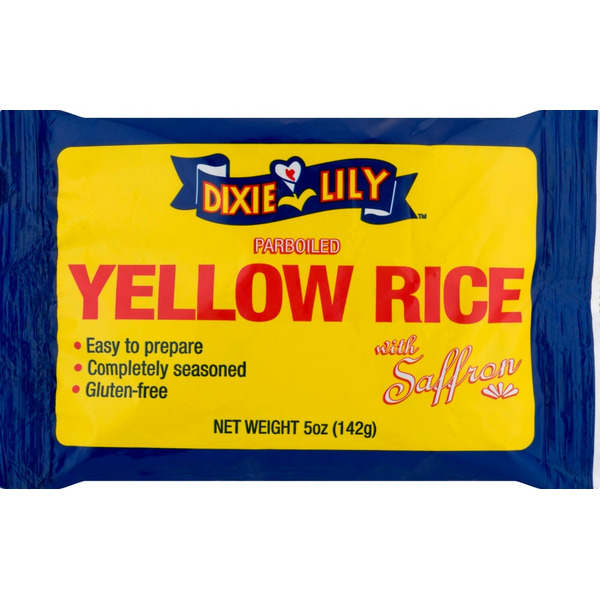 Dixie Lily Yellow Rice, With Saffron, Parboiled
