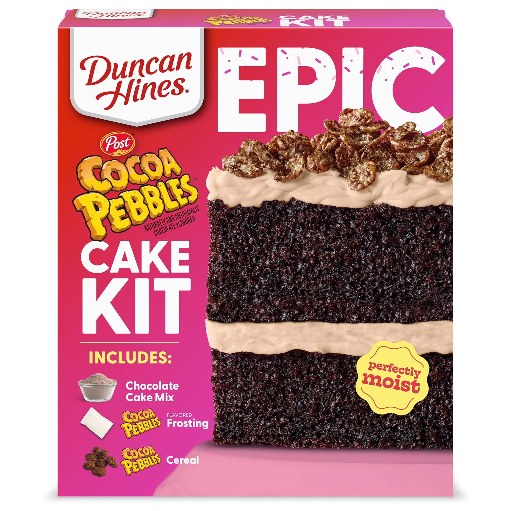 Duncan Hines® Epic Cocoa Pebbles Cake Kit
