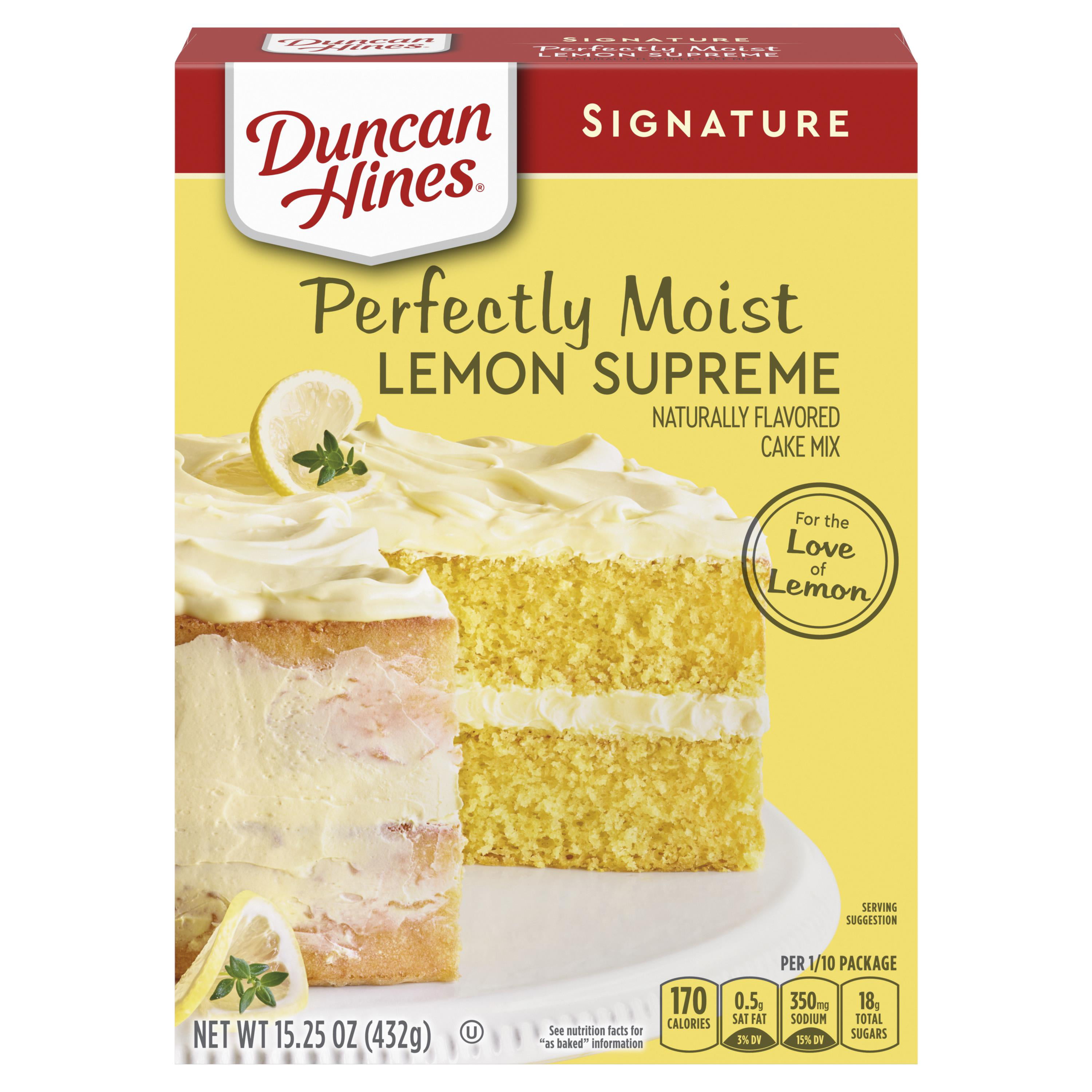 Duncan Hines Signature Cake Mix, Lemon Supreme