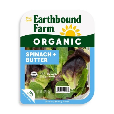 Earthbound Farm Earthbound Farm, Baby Spinach, Baby Butter Lettuce ...