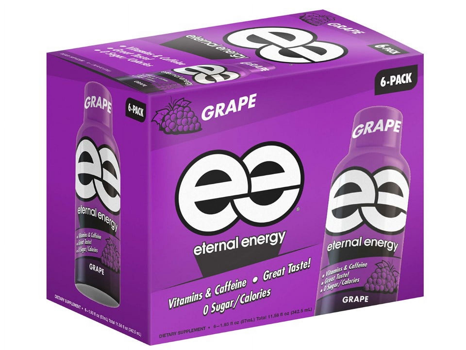 Eternal Energy Premium Energy Shot, Grape