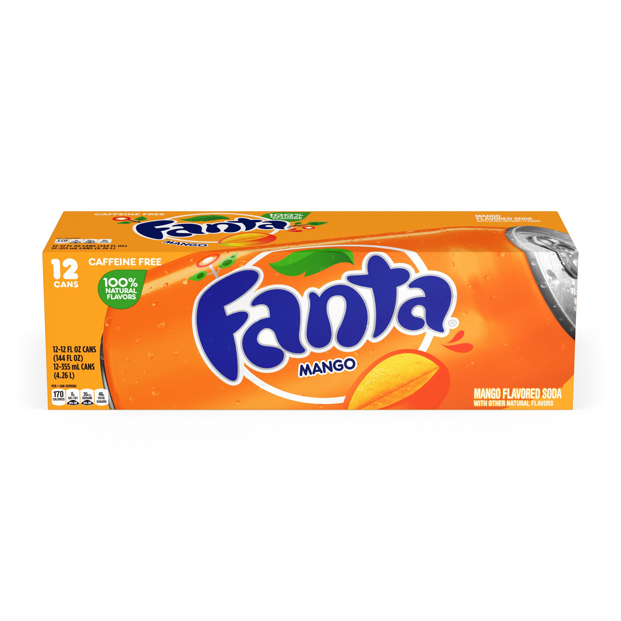 Fanta Mango Fruit Flavored Soda Soft Drink