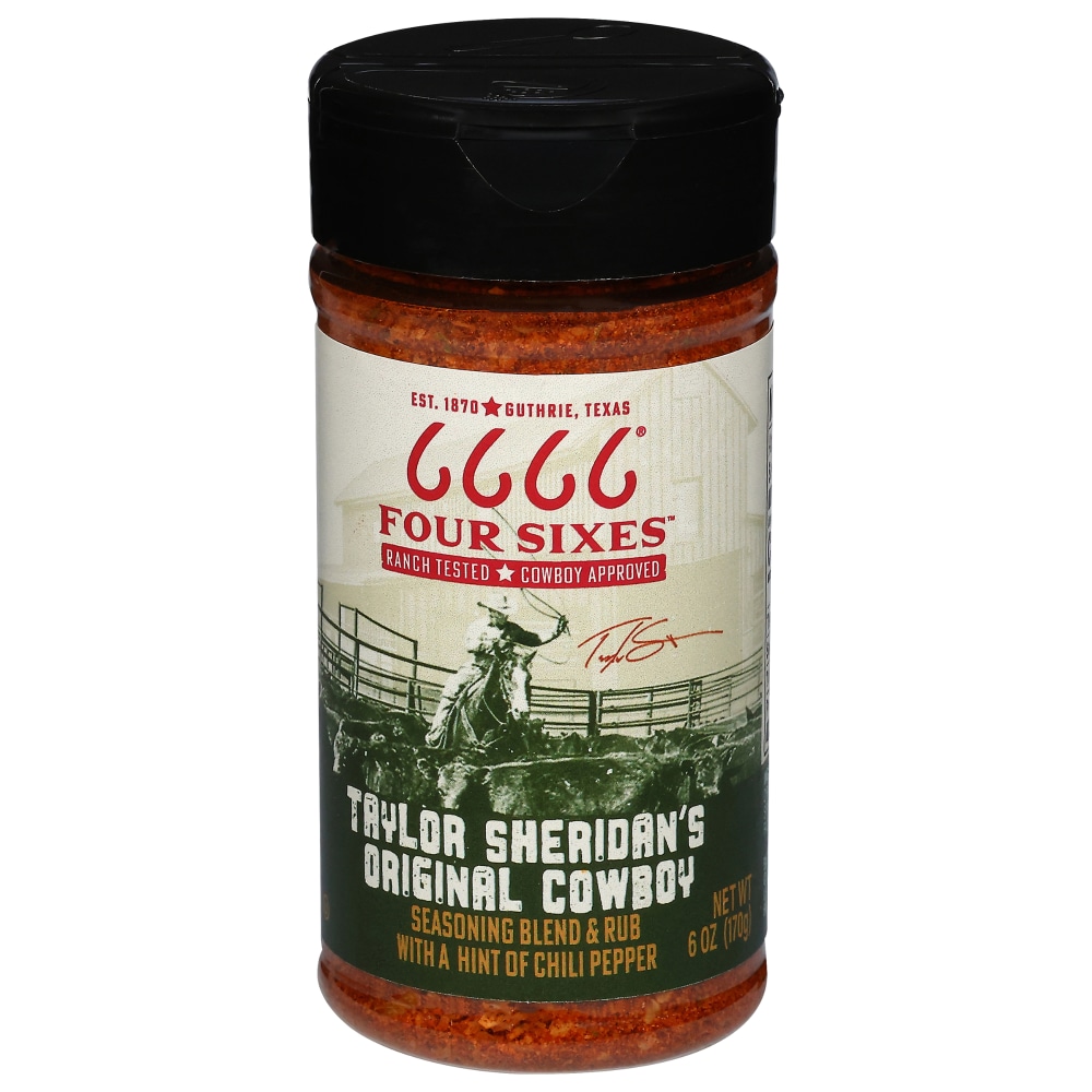 Four Sixes Taylor Sheridan's Original Cowboy Seasoning Blend And Rub ...