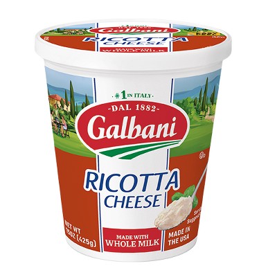 Galbani, Ricotta Cheese, Whole Milk, Whole Milk