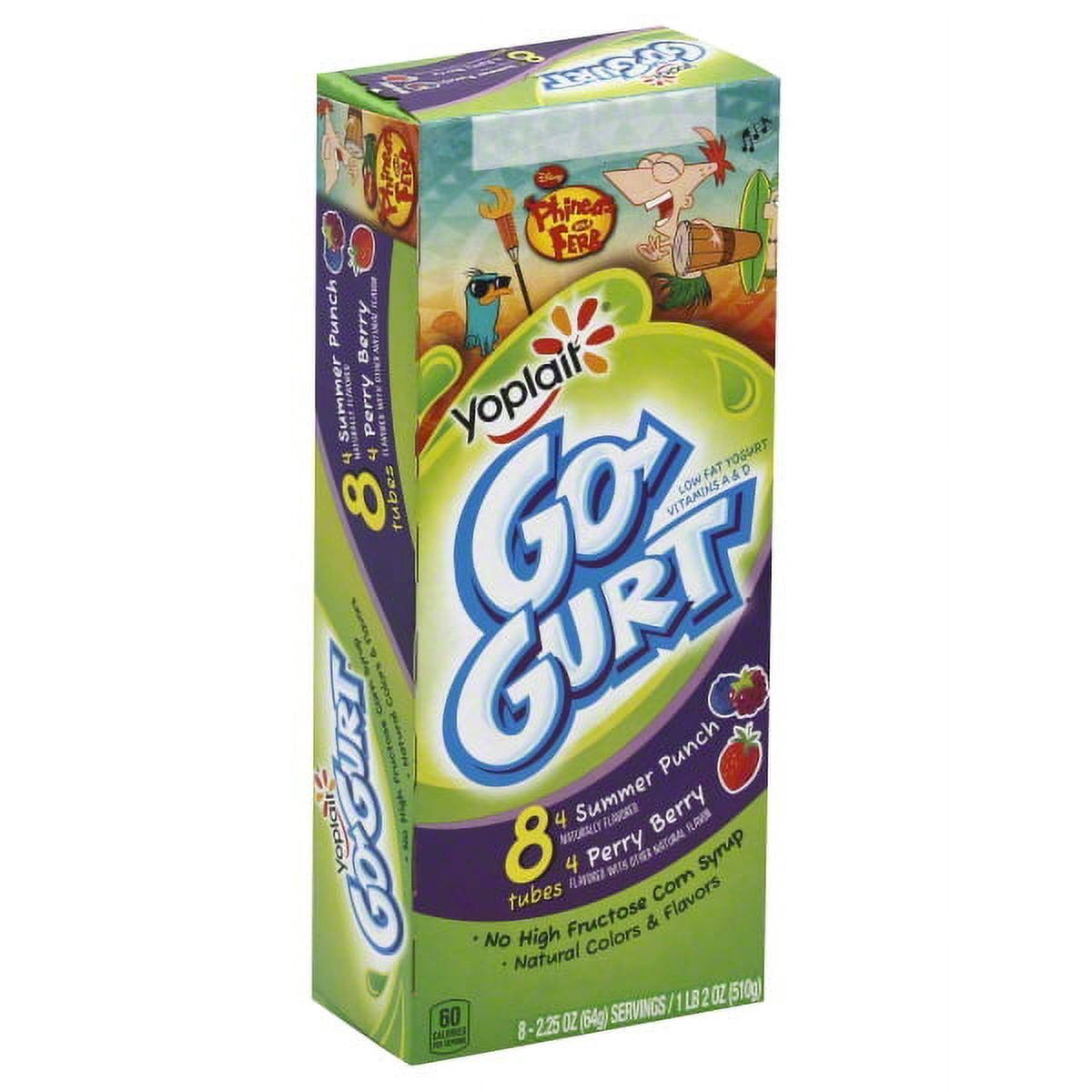 Yoplait Go-gurt Yogurt Variety Pack Of Punch And Berry