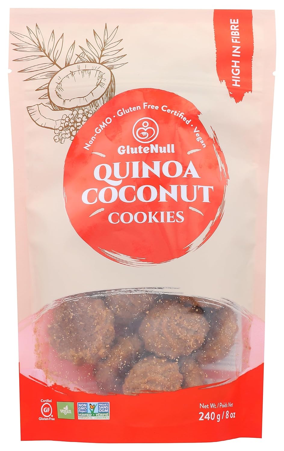 Glutenull Quinoa Coconut Cookies