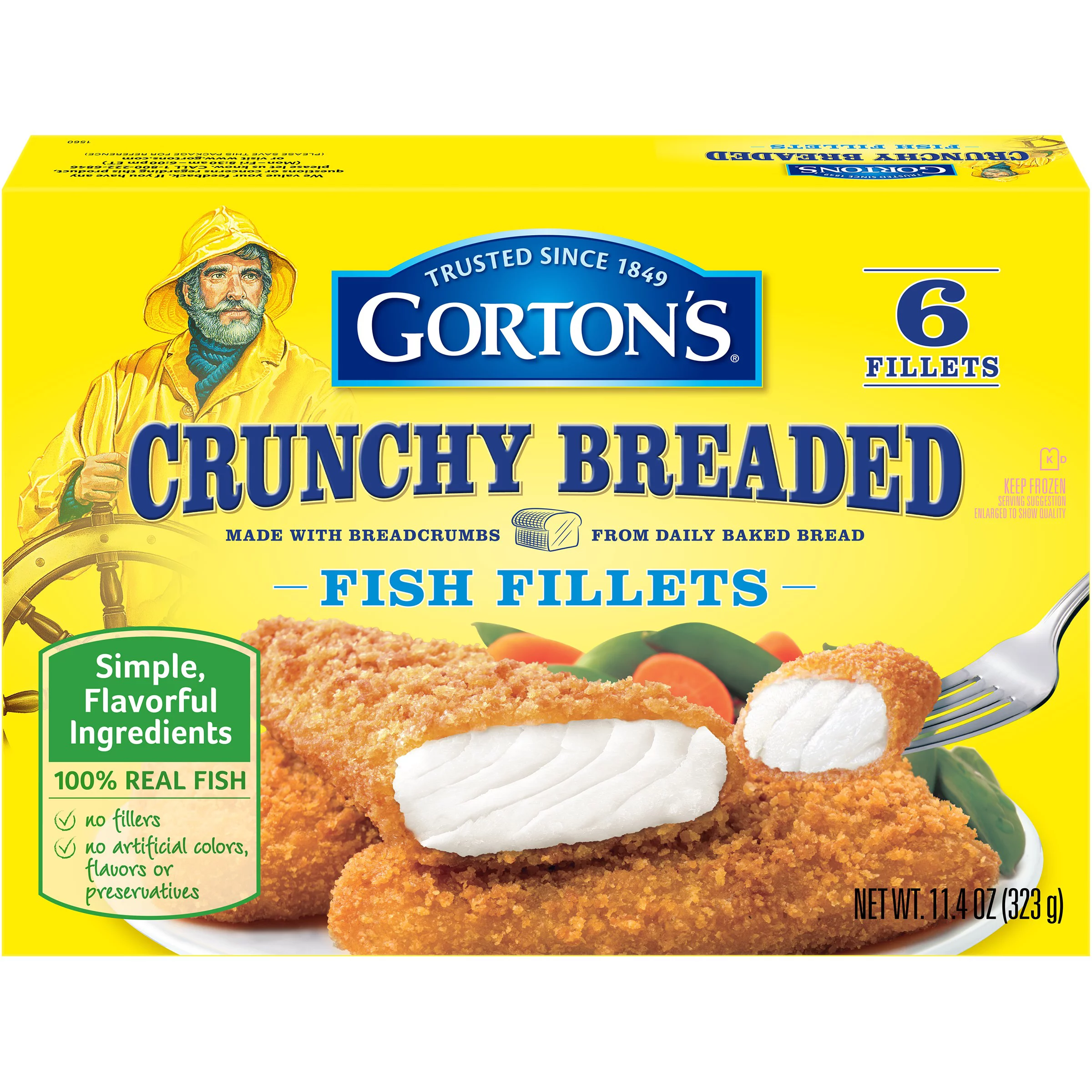 Gorton's Crunchy Breaded Fish Fillets
