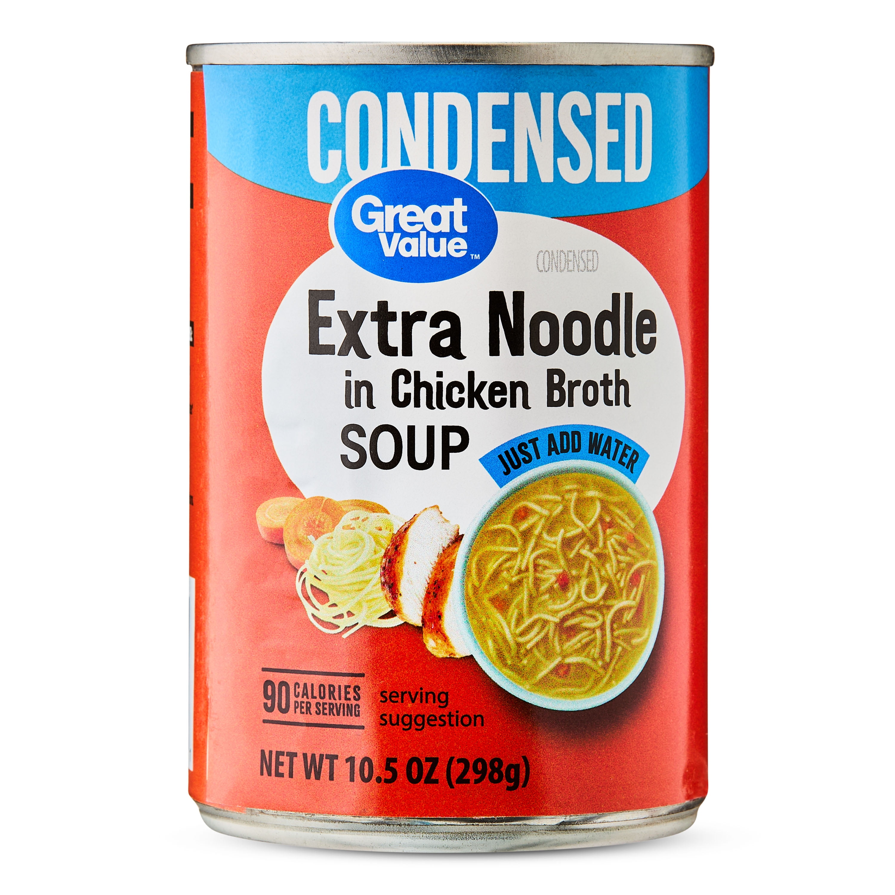 Great Value Extra Noodle In Chicken Broth Condensed Soup
