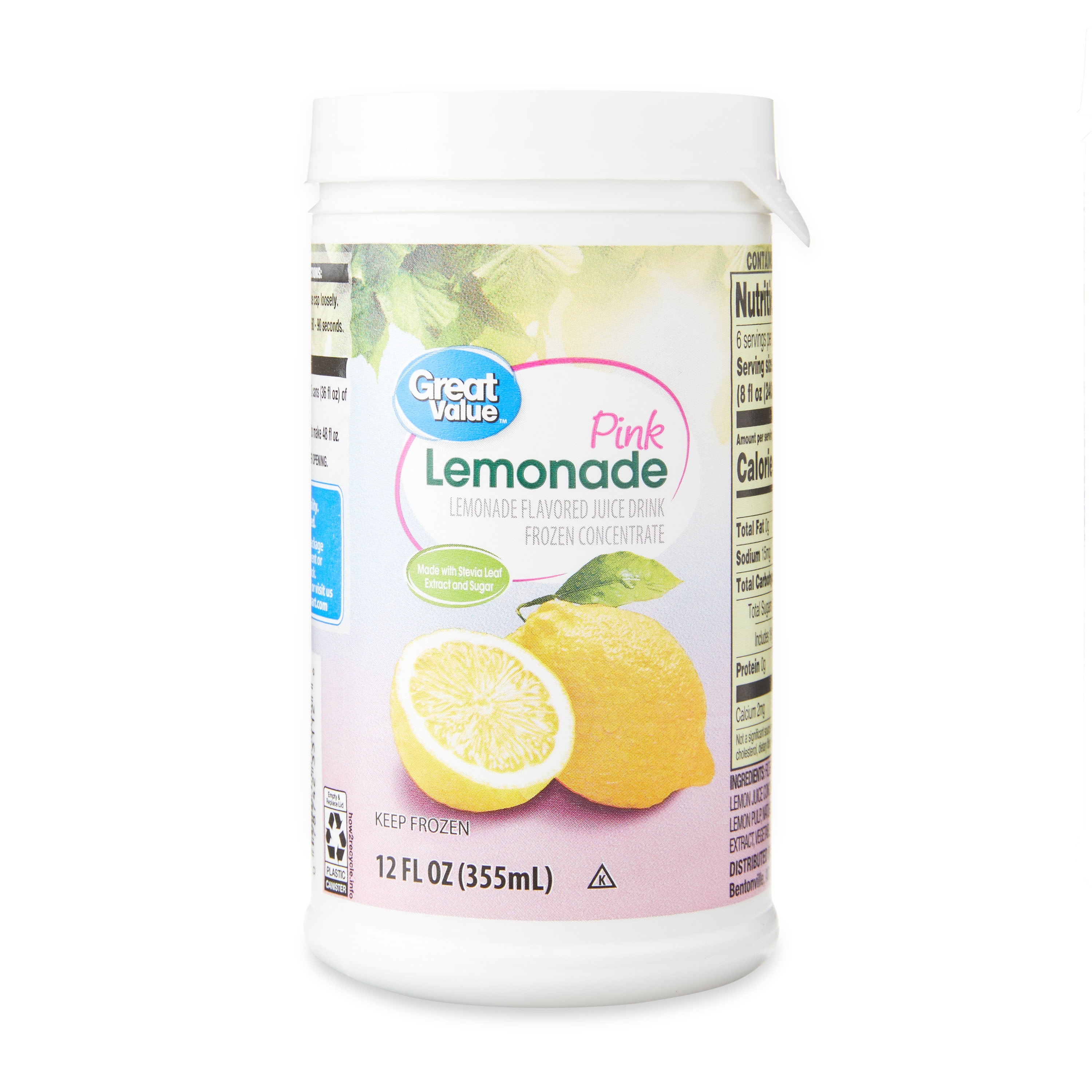 Pink Lemonade Flavored Juice Drink Frozen Concentrate