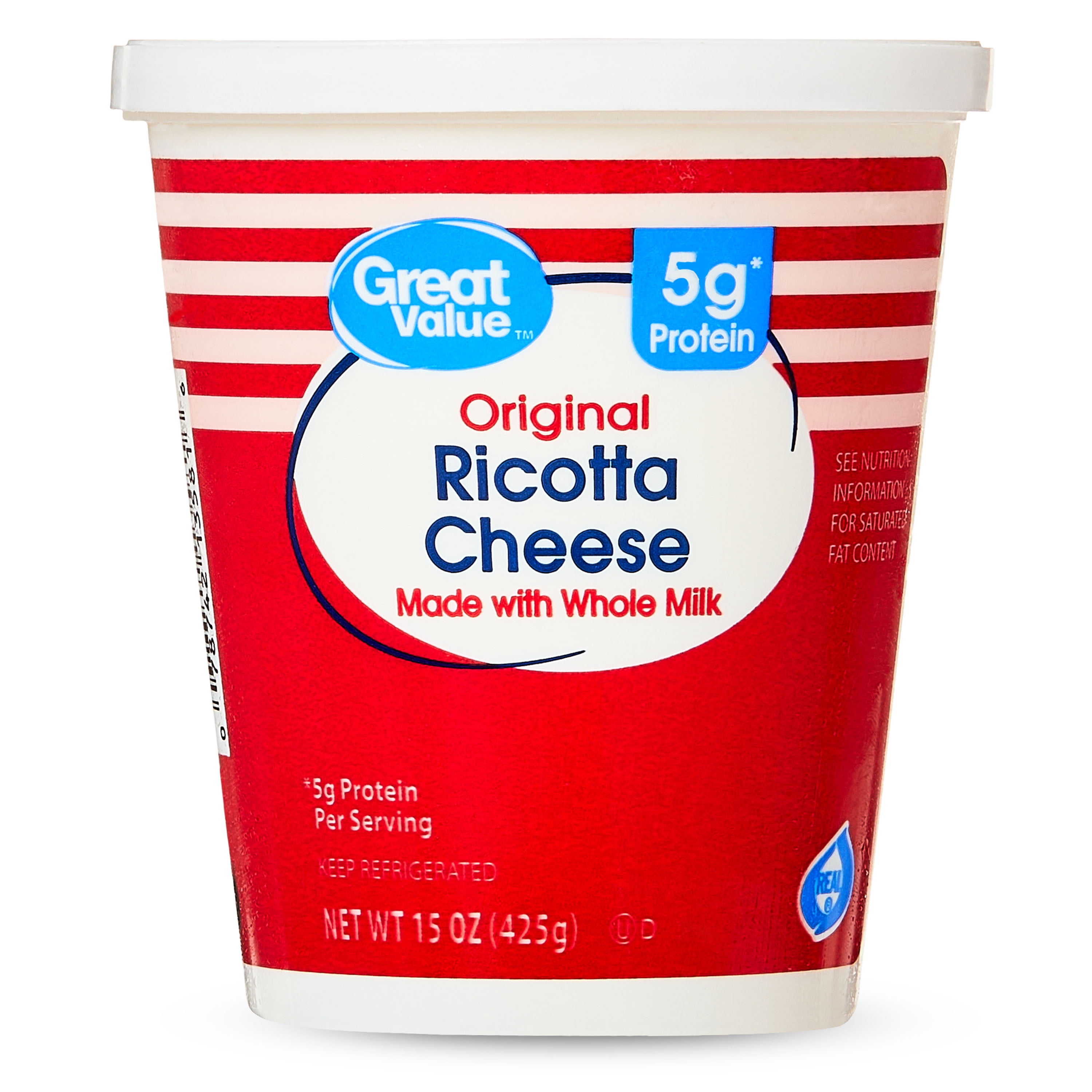 Great Value Original Ricotta Cheese Great Value Original Ricotta Cheese