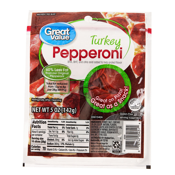 Great Value Turkey Pepperoni