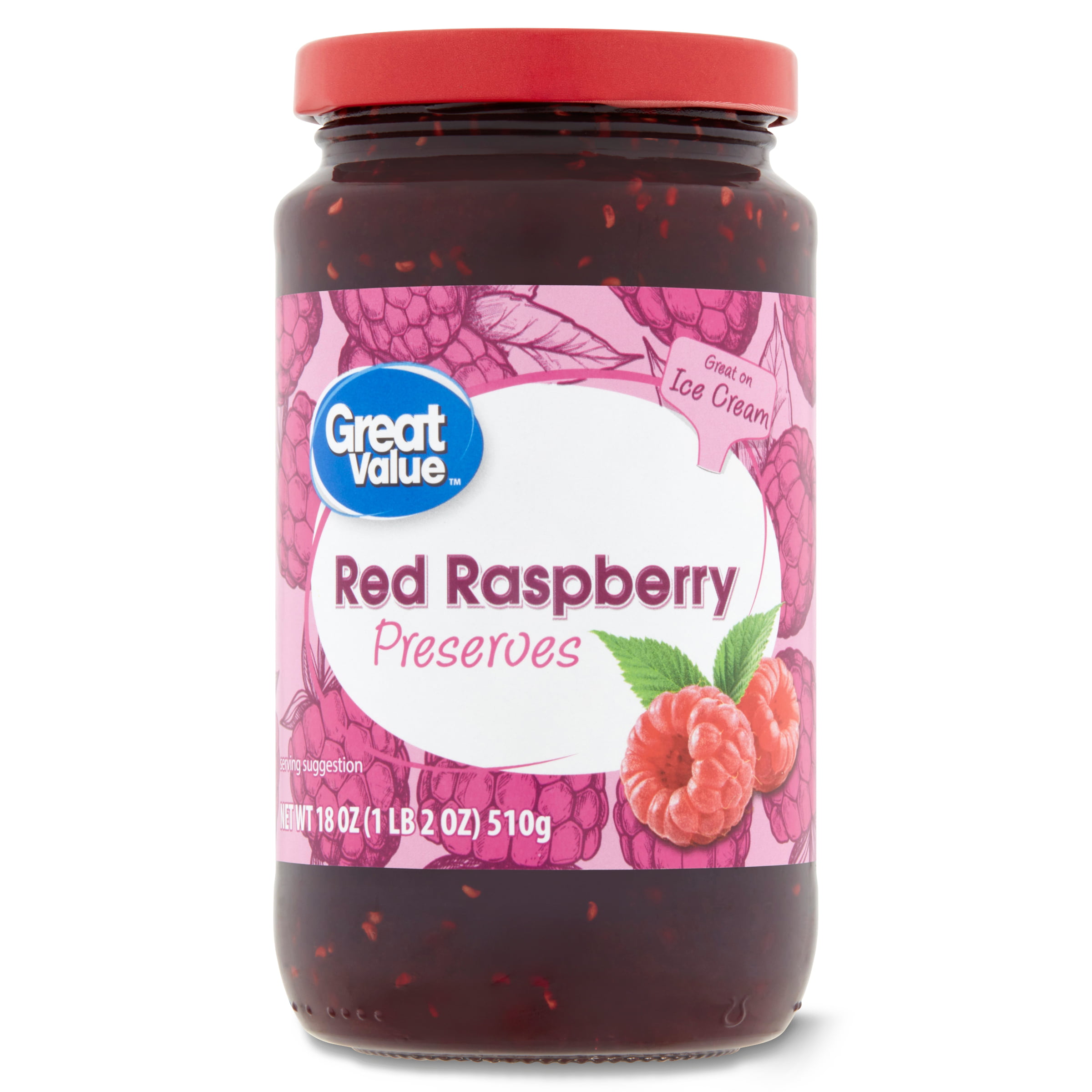 Great Value Preserves Red Raspberry